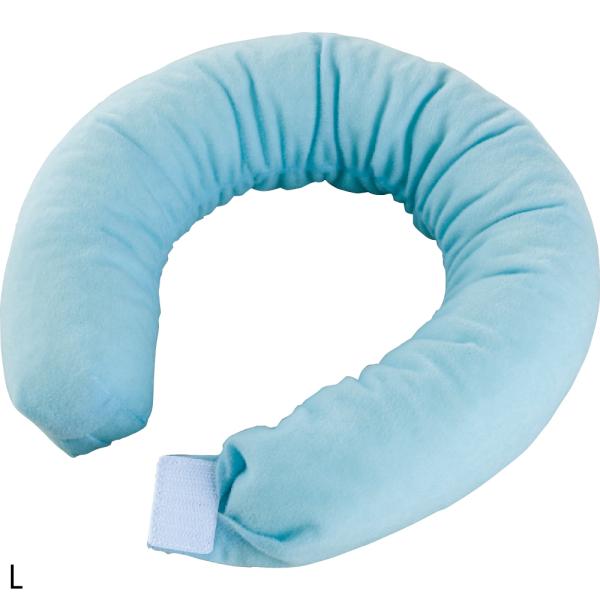 姿勢保持や術後の保護に。ベルトで位置を固定でき、患部に合わせサイズ調整できるパイル素材。通気・放熱性に優れたソフトなチューブ状のビーズで心地良い感触。やさしく患部を保護しながらも、へたりにくい丈夫さがポイント.サイズL：長さ65×太さ5.5...