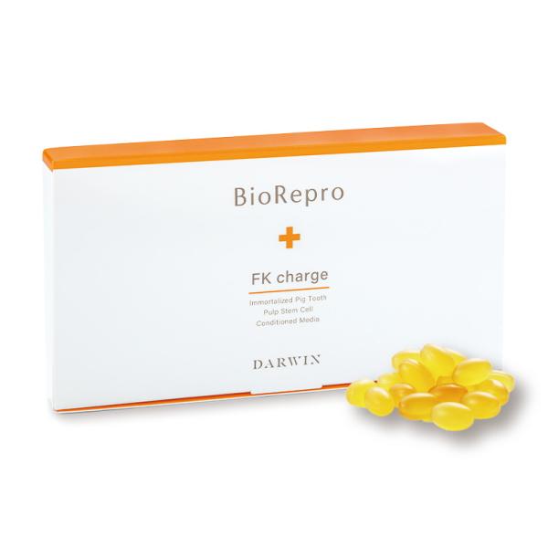 ダーウィン Darwin　バイオリプロ FK チャージ 30粒美容を内側からサポートする【容量】 12.66ｇ（422mg × 30粒） 【全成分】 オリーブ油（スペイン製造）、ひまわり油、ブタ歯髄細胞順化培養液／ゼラチン、ビタミンE、グリ...
