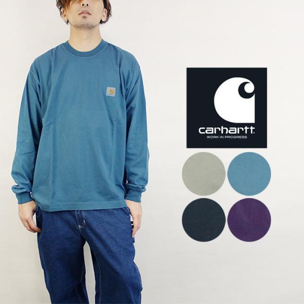 【検索ワード】カーハート ダブリューアイピー Tシャツ ロンT CARHARTT WIP work in progress L/S VISTA T-SHIRT I029599 Dark Iris Eucalyptus Indican Soo...