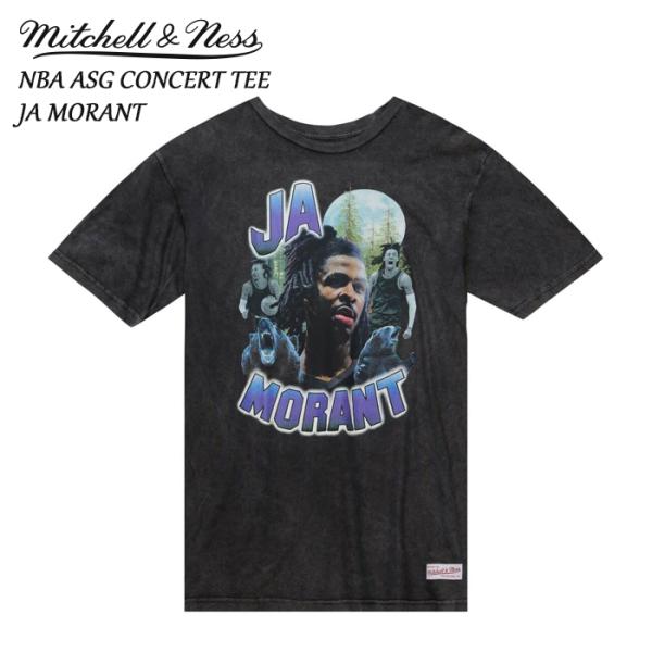ミッチェルアンドネス Mitchell &amp; Ness NBA ASG Concert Tee Players Association Ja Morant オールスターゲーム コンサート Tシャツ ジャ・モラント 半袖 バスケットボー...