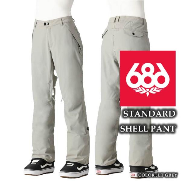 2024-25 686 STANDARD SHELL PANT Lt Grey シックスエイトシックス スノーボード ウェア パンツ レディース 日本正規品