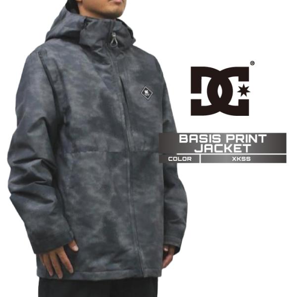 2024-25 DC BASIS PRINT JACKET XKSS ディーシー スノーボード ウェア ジャケット メンズ 日本正規品