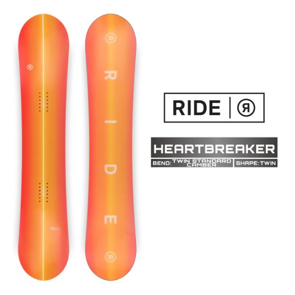 2024-25 RIDE HEARTBREAKER ライド ハートブレイカー スノーボード 板 レディース 日本正規品