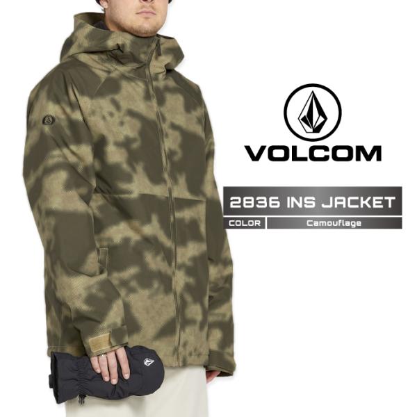 2024-25 VOLCOM 2836 INS JACKET Camouflage ボルコム スノーボード ウェアー ジャケット メンズ 日本正規品