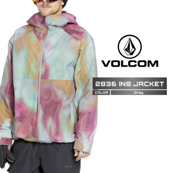 2024-25 VOLCOM 2836 INS JACKET Grey ボルコム スノーボード ウェアー ジャケット メンズ 日本正規品