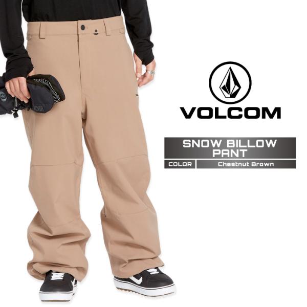 2024-25 VOLCOM SNOW BILLOW PANT Chestnut Brown ボルコム スノーボード ウェアー パンツ メンズ 日本正規品