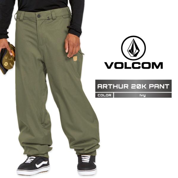 2024-25 VOLCOM ARTHUR 20K PANT Ivy ボルコム スノーボード ウェアー パンツ メンズ 日本正規品