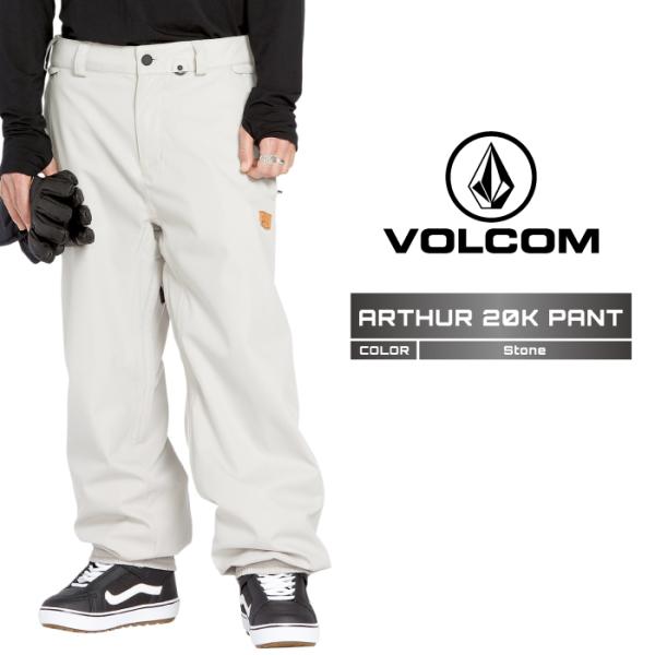 2024-25 VOLCOM ARTHUR 20K PANT Stone ボルコム スノーボード ウェアー パンツ メンズ 日本正規品