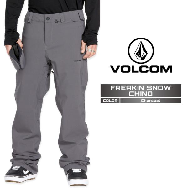 2024-25 VOLCOM FREAKIN SNOW CHINO Charcoal ボルコム スノーボード ウェアー パンツ メンズ 日本正規品