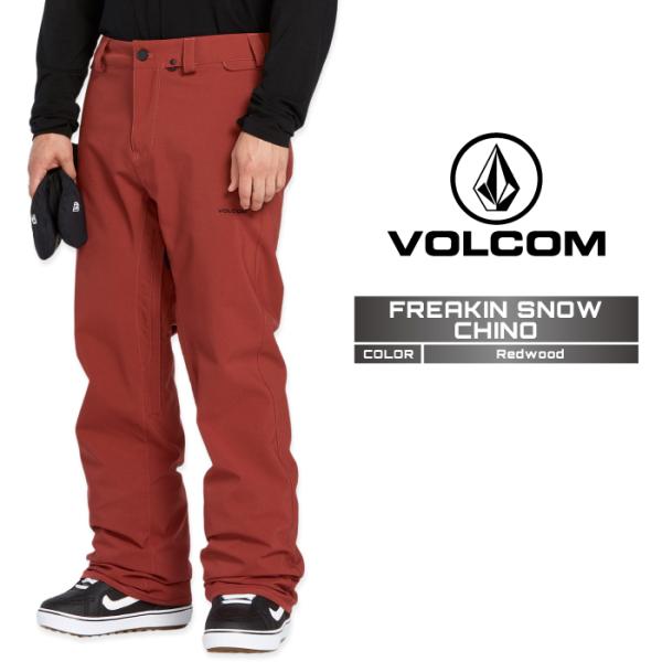 2024-25 VOLCOM FREAKIN SNOW CHINO Redwood ボルコム スノーボード ウェアー パンツ メンズ 日本正規品
