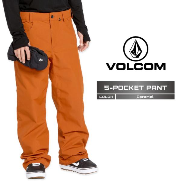 2024-25 VOLCOM 5-POCKET PANT Caramel ボルコム スノーボード ウェアー パンツ メンズ 日本正規品