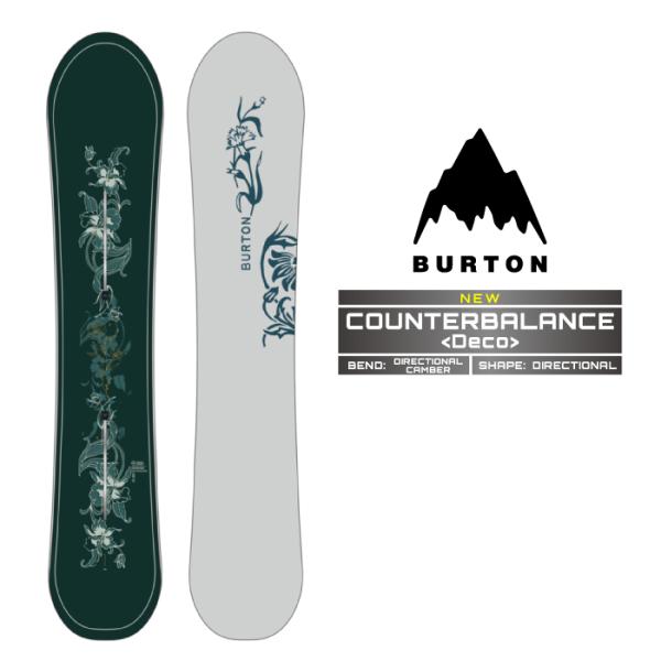 2025-26 BURTON COUNTERBALANCE Deco バートン カウンターバランス スノーボード 板 メンズ レディース 日本正規品 25-26