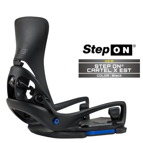 2025-26 BURTON MEN'S STEP ON CARTEL X EST Black バートン ステップオン カーテル エックス イーエスティ スノーボード ビンディング バインディング メンズ 日本正規品 25-26