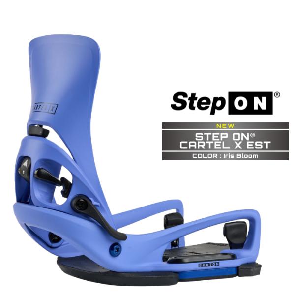 2025-26 BURTON MEN'S STEP ON CARTEL X EST Iris Bloom バートン ステップオン カーテル エックス イーエスティ スノーボード ビンディング バインディング メンズ 日本正規品 25-26