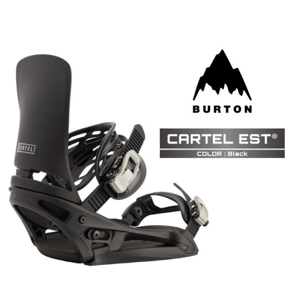 2025-26 BURTON MEN'S CARTEL EST Black バートン カーテル イーエスティ スノーボード ビンディング バインディング メンズ 日本正規品 25-26