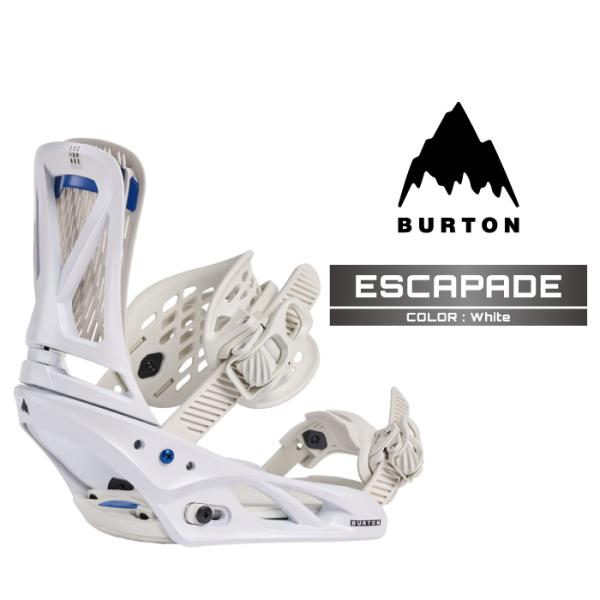 2025-26 BURTON WOMEN'S ESCAPADE White バートン エスカペイド スノーボード ビンディング バインディング レディース 日本正規品 25-26