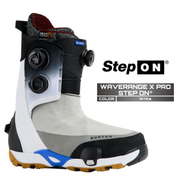 2025-26 BURTON MEN'S WAVERANGE X PRO STEP ON White バートン ウェーブレンジ エックス プロ ステップオン スノーボード ブーツ メンズ 日本正規品 25-26