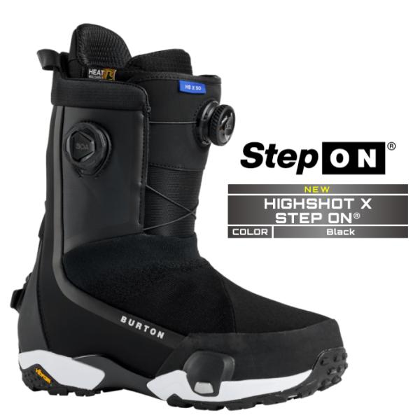 2025-26 BURTON MEN'S HIGHSHOT X STEP ON Black バートン ハイショット エックス ステップオン スノーボード ブーツ メンズ 日本正規品 25-26