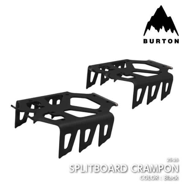 2025-26 BURTON SPLITBOARD CRAMPON Black バートン スプリットボード クランポン スノーボード アクセサリー 25-26 日本正規品