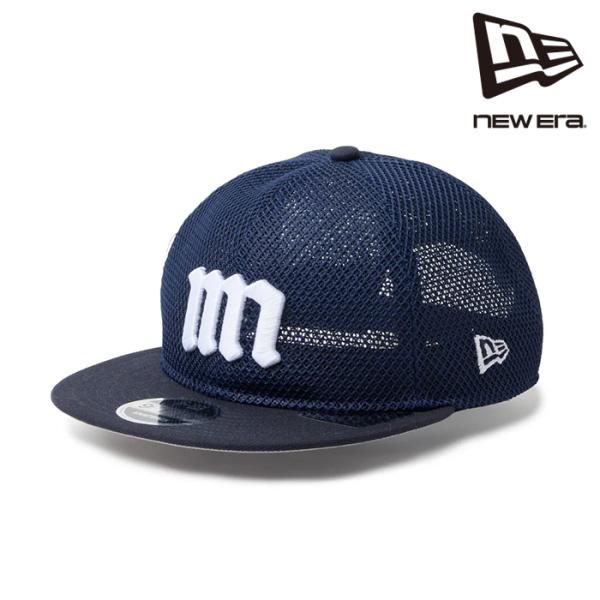 日本正規品 ニューエラ NEW ERA RC 9FIFTY Flat Visor powered by GORO (min-nano) ダブルメッシュ ネイビーメッシュ/ネイビー 14880369 キャップ 帽子 スナップバック