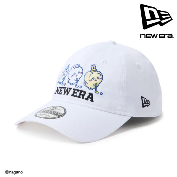 日本正規品 ニューエラ NEW ERA 9TWENTY ロングバイザー ちいかわ / ちいかわ・ハチワレ・うさぎ ホワイト | ゴルフ 14864488 キャップ 帽子