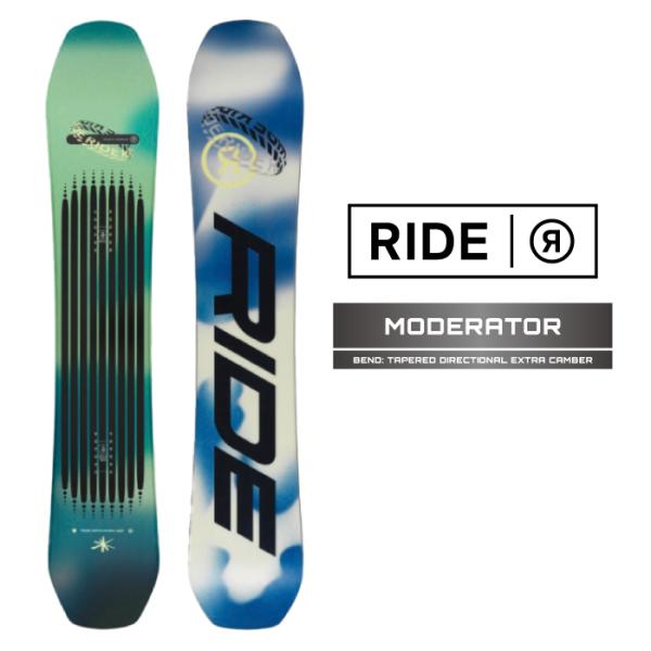 2025-26 RIDE MODERATOR ライド モデレーター スノーボード 板 メンズ レディース 日本正規品 25-26
