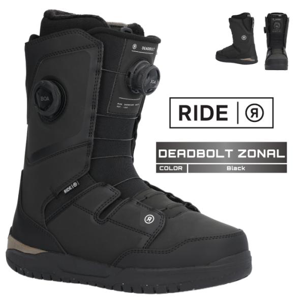 2025-26 RIDE DEADBOLT ZONAL Black ライド デッドボルト スノーボード ブーツ メンズ 日本正規品 25-26
