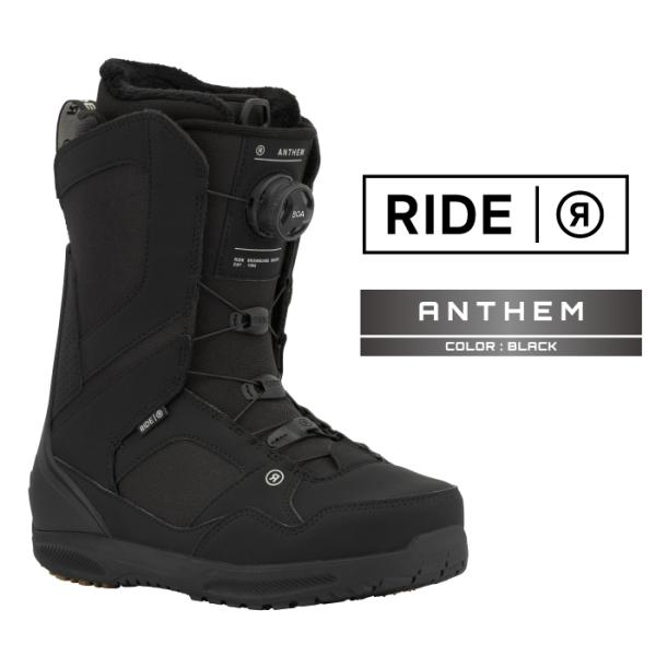 2025-26 RIDE ANTHEM Black ライド アンセム スノーボード ブーツ メンズ 25-26 日本正規品