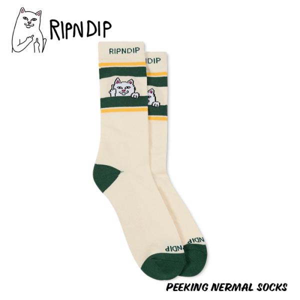 RIPNDIP PEEKING NERMAL SOCKS RNDSPR26201 リップンディップ 靴下 くつ下 ソックス