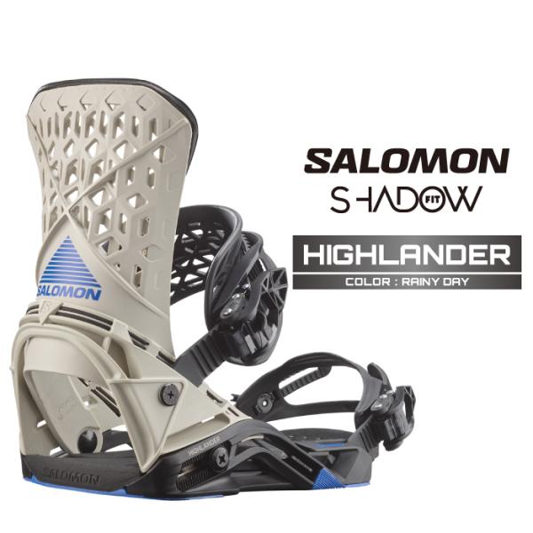 2025-26 SALOMON HIGHLANDER Rainy Day サロモン ハイランダー スノーボード ビンディング バインディング メンズ レディース 日本正規品 25-26