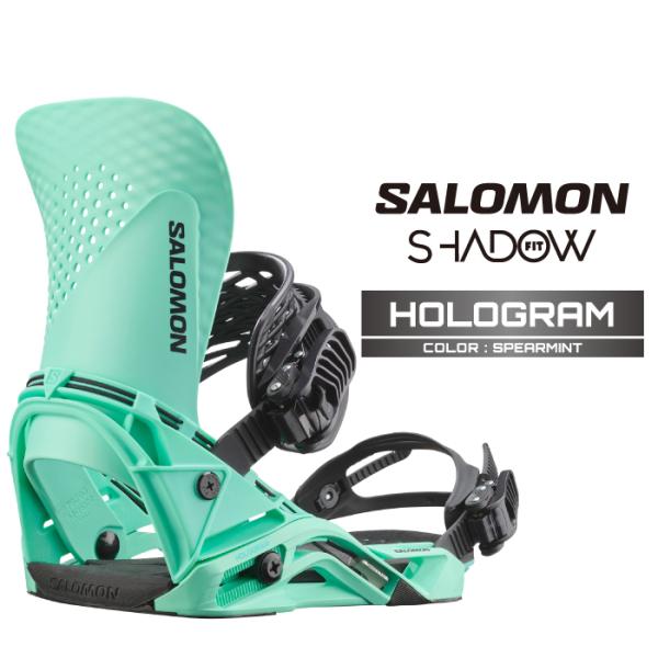 2025-26 SALOMON HOLOGRAM Spearmint サロモン ホログラム スノーボード ビンディング バインディング メンズ レディース 日本正規品 25-26