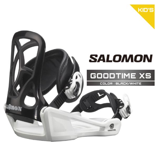 2025-26 SALOMON GOODTIME Black サロモン グッドタイム スノーボード ビンディング バインディング キッズ ユース こども 25-26 日本正規品