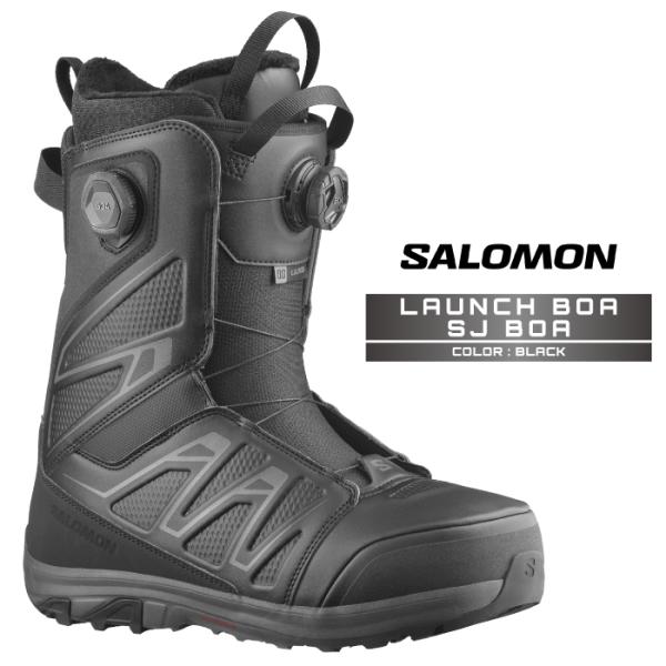 2025-26 SALOMON LAUNCH BOA SJ BOA Black サロモン ローンチ スノーボード ブーツ メンズ 日本正規品 25-26