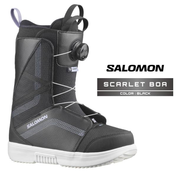 2025-26 SALOMON SCARLET BOA Black サロモン スカーレット スノーボード ブーツ レディース 日本正規品 25-26