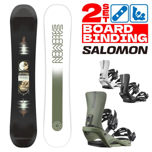 スノーボード ビンディング 2点セット 2025-26 SALOMON PULSE - RHYTHM サロモン パルス リズム メンズ 25-26 日本正規品