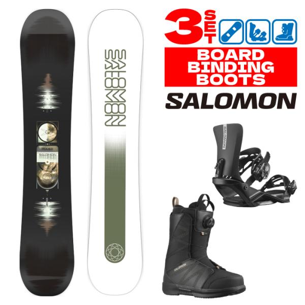スノーボード ビンディング ブーツ 3点セット 2025-26 SALOMON PULSE - RHYTHM - TITAN BOA サロモン パルス リズム タイタン メンズ 25-26 日本正規品