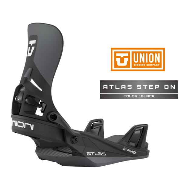 2025-26 UNION ATLAS STEP ON Black ユニオン アトラス ステップオン スノーボード ビンディング バインディング メンズ 日本正規品 25-26