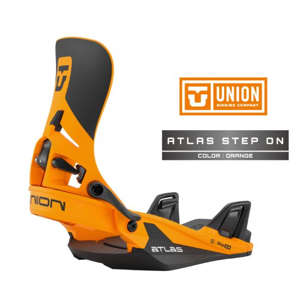 2025-26 UNION ATLAS STEP ON Orange ユニオン アトラス ステップオン スノーボード ビンディング バインディング メンズ 日本正規品 25-26