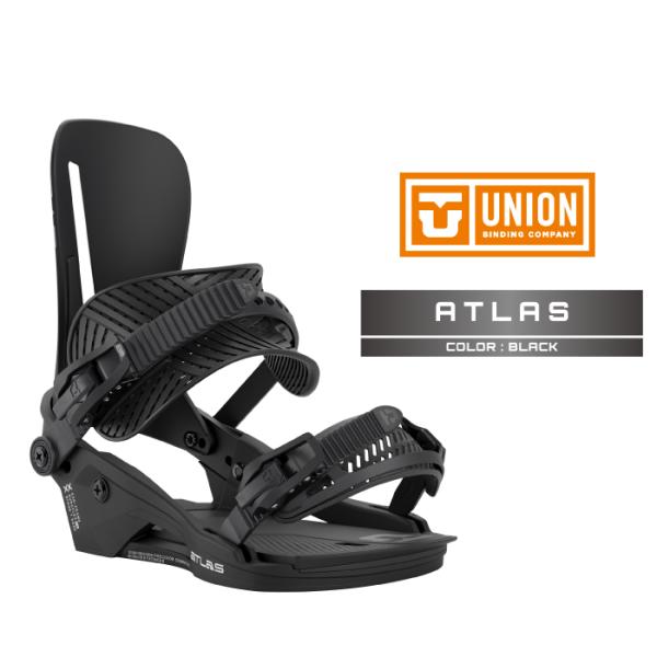 2025-26 UNION ATLAS Black ユニオン アトラス スノーボード ビンディング バインディング メンズ レディース 日本正規品 25-26