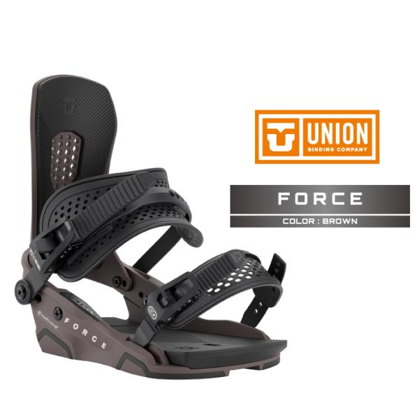2025-26 UNION FORCE Brown ユニオン フォース スノーボード ビンディング バインディング メンズ 日本正規品 25-26