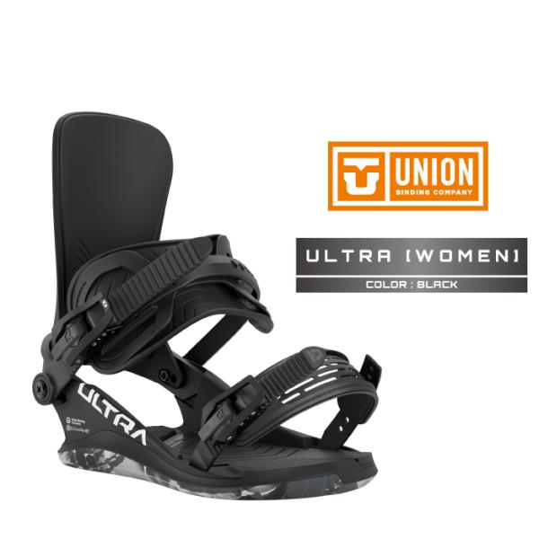 2025-26 UNION ULTRA WOMEN Black ユニオン ウルトラ スノーボード ビンディング バインディング レディース 日本正規品 25-26