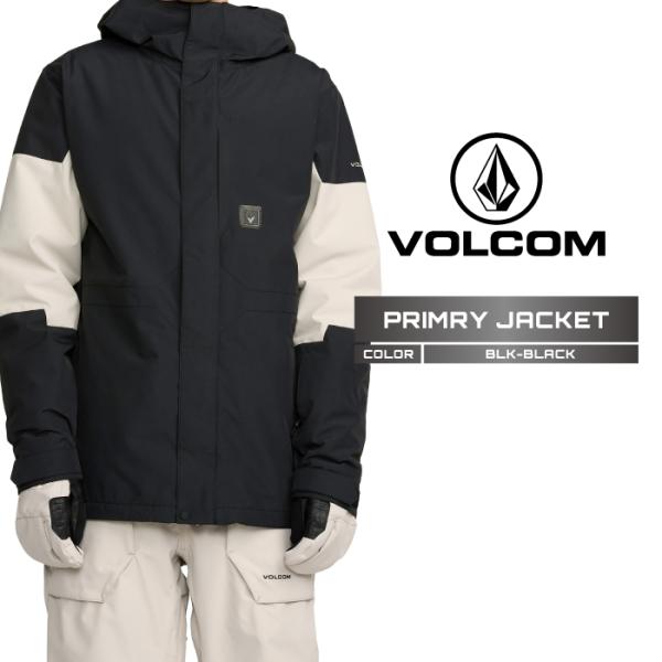 2025-26 VOLCOM PRIMRY JACKET Black ボルコム スノーボード ウェア ジャケット メンズ 25-26 日本正規品