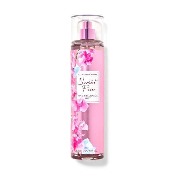 「商品情報」Bath&amp;Body Works シグニチャーコレクションのファインフレグランスミストです容量：8oz (236ml)スイートピー：甘いスイートピーの香りにラズベリー・洋ナシをブレンドした、乙女心ときめくロマンティックフロ...
