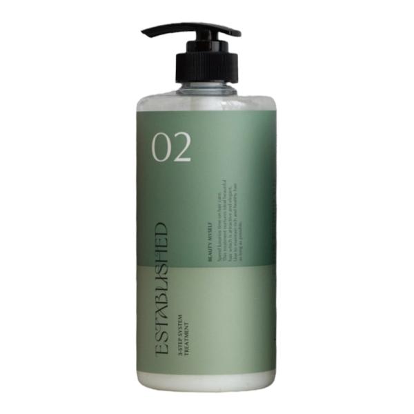 ご自宅で手軽にサロン帰りの髪の状態を長持ちさせる3STEPのシステムトリートメント『ESTABLISHED』から業務用が新登場。 こちらは空容器のみとなります。
