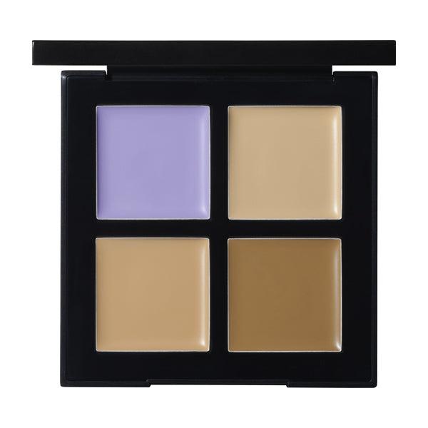 カラー、カバー、コレクトのトリプルCが導く、多機能コンシーラーパレット。 計算された4色は、メイクアップ アーティストのこだわりの元生まれた、絶妙なカラーコントロールの1色とベージュ3色。キューブ状の色を自由自在に組み合わせて、あなただけの...