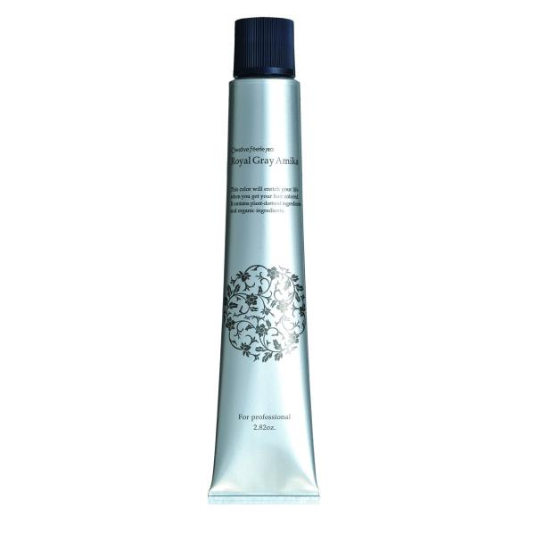 白髪をキレイに見せるファッションカラーからしっかり染めるグレイカラーまで幅広く対応できるカラーバリエーションで大人世代のニーズに応えます。オーガニック成分(タイムエキス・ラベンダーエキス)と11種類の天然由来成分を贅沢に配合。全103色。