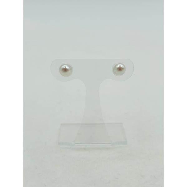 【商品詳細】アイテム：ピアス（直結タイプ）真珠：アコヤパール形：ラウンド系テリ：良キズ系：ほぼ無しサイズ：5.0-5.5mm数量：1ペア総重量：約0.8ｇ素材：プラチナ900（Pt900の刻印）線径 ポスト：約0.7mm 長さ：10.0mm...