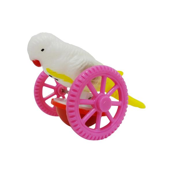 車輪がついてコロコロ動く。突いて、蹴って、寄り添って、一緒に遊べる手のりインコのおともだち！サイズ：約H45×W50×D83（mm）※色の組み合わせは選べません。※ロットにより色やデザインが画像と異なる場合があります。（ナチュラルペットフー...