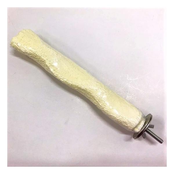 爪とぎと血行促進の2通りの活躍が出来る便利な止まり木です。長さ：約22cm（金具部含まず）直径：約2〜4cm（ウェーブ状・断面が楕円にて計測位置により異なります）※輸入品にて商品差がある場合があります。カラー展開：アイボリー（ホワイト）・そ...