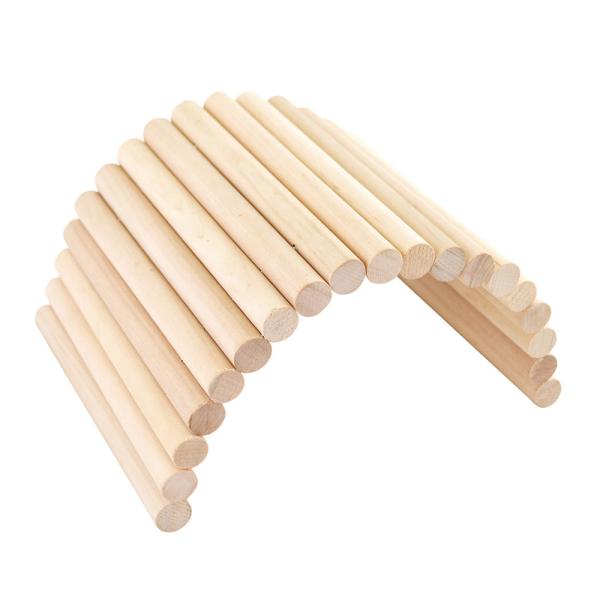 木の中にワイヤーが入っているので自由に形が変えられる丸太のはしご。安心するくつろぎスペースを簡単に楽しみながら作ることができます。取付金具付きでケージにも取り付けられます。 本体サイズ（mm）: 約W340×D180×H20mm （ロフト、...